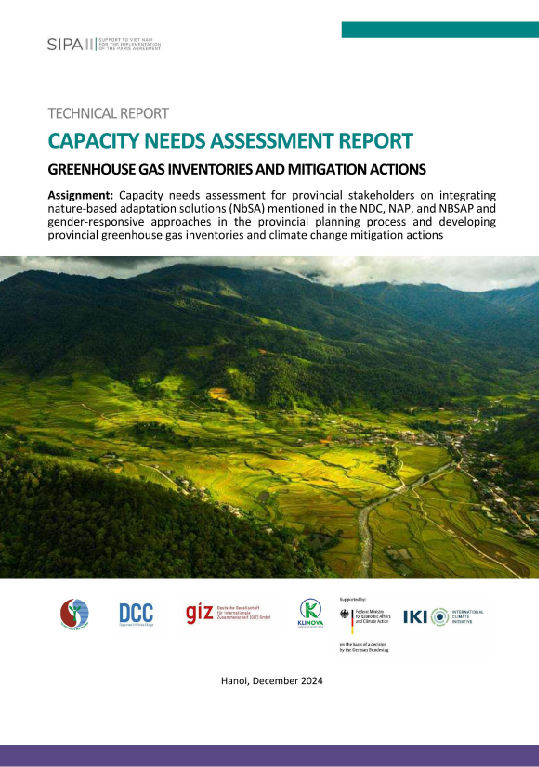 Technical Report: Capacity needs assessment report "Greenhouse gas ...
